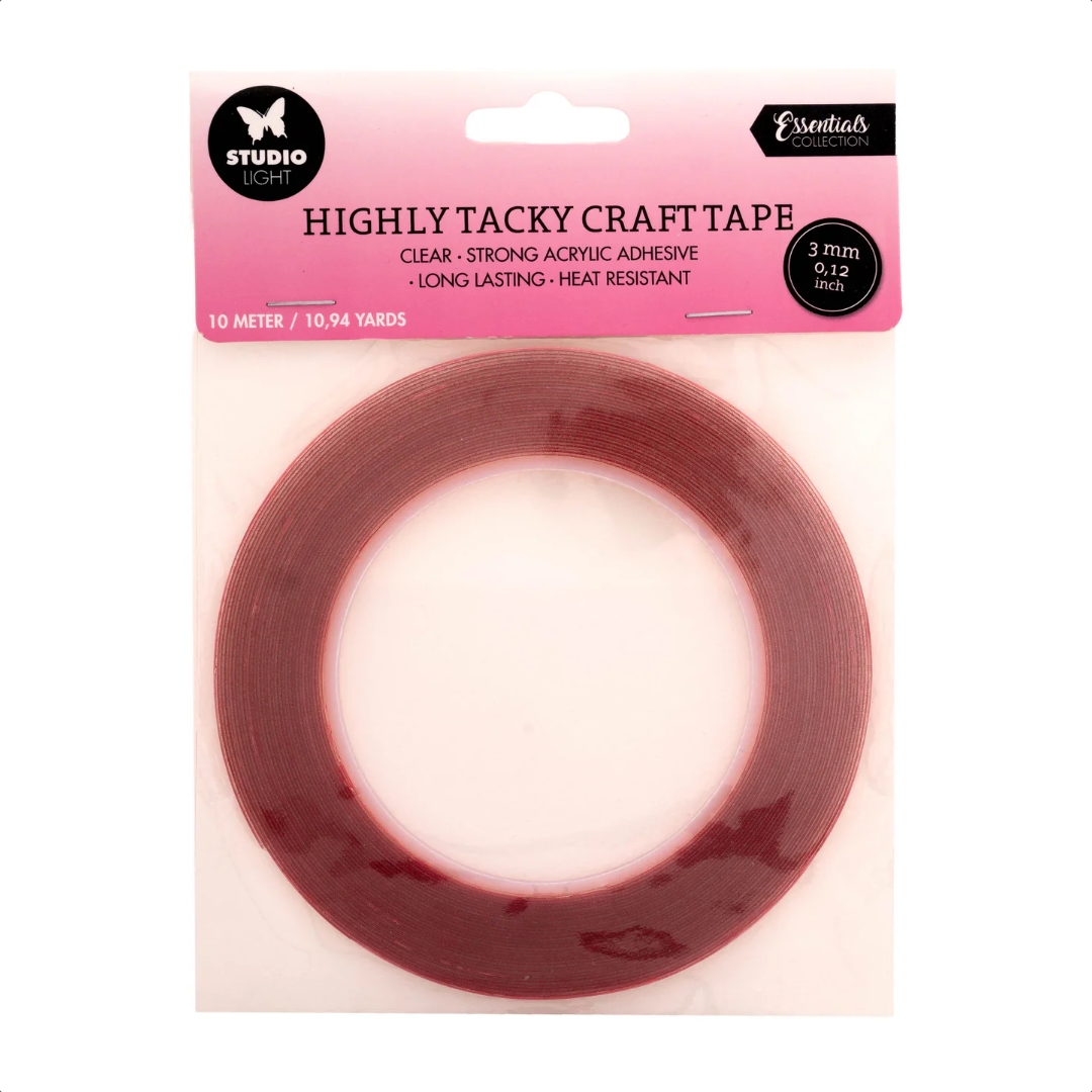 Studio Light, Highly Tacky Double-Sided Craft Tape, 3mm - ArtMaterials.CA