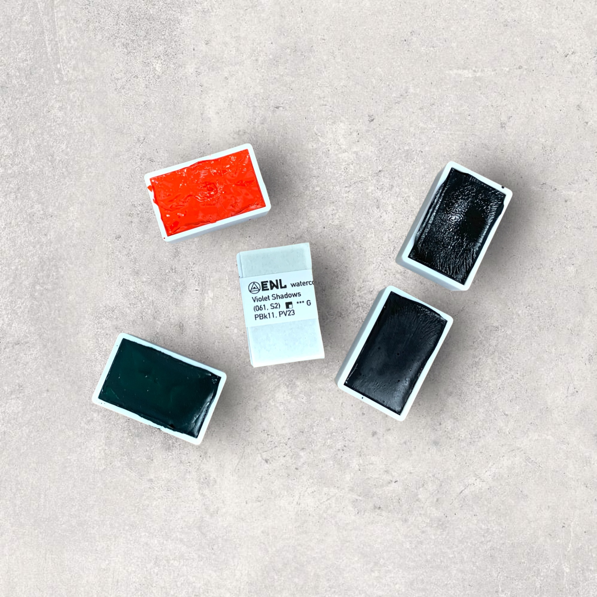 ENL Watercolours, Full Pans, 3.2 ml - ArtMaterials.CA