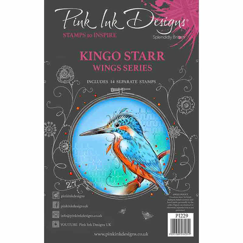 Pink Ink Designs, A5 Clear Stamp, Kingo Star - ArtMaterials.CA