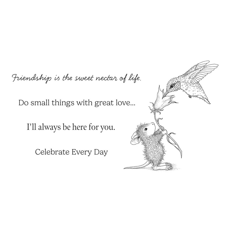 Spellbinders, Cling Stamp, Sweet Nectar (House-Mouse Rare Bloom ...