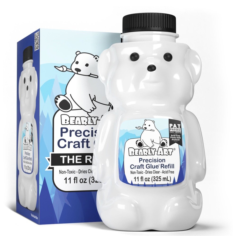 Bearly Art, Precision Craft Glue, The Refill, 325 ml - ArtMaterials.CA