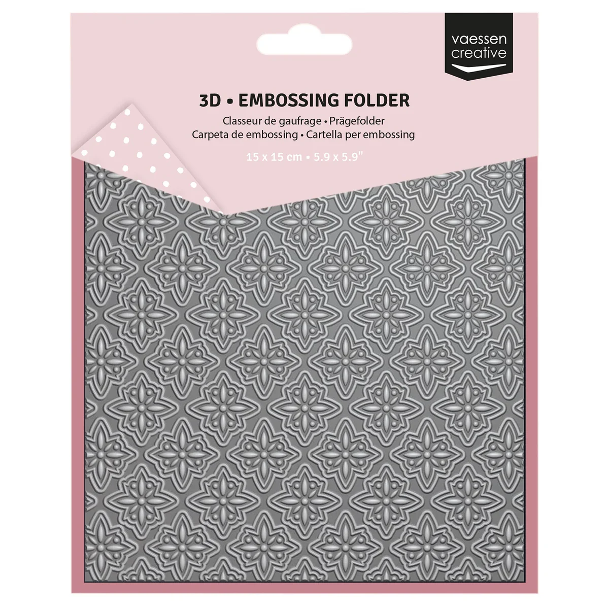 Vaessen Creative, Embossing Folder, Christmas Star - ArtMaterials.CA